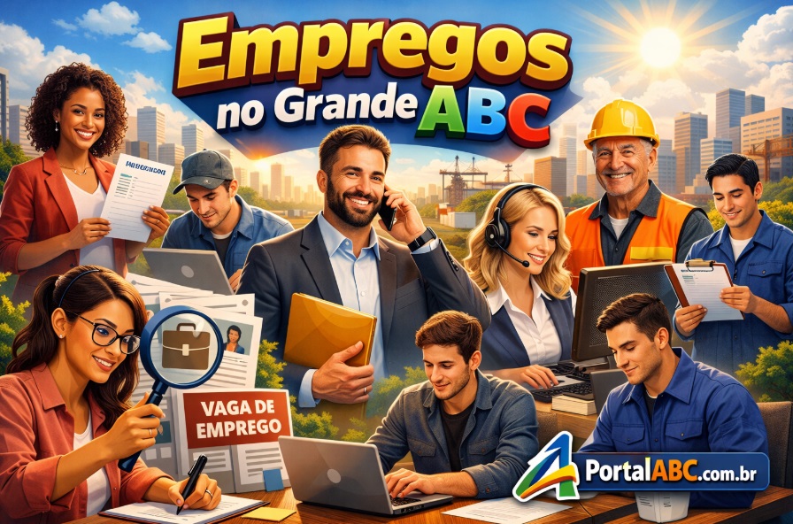 Mapa das Oportunidades de Emprego no Grande ABC